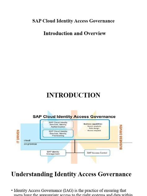 Sap Cloud Identity Access Governance Pdf Cloud Computing Computing