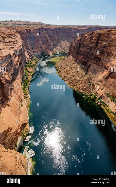 Lake Powell In Glen Canyon National Recreation Area Arizona Stock