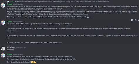 Heres Some Screenshotted Discord Messages That Pretty Much Sum Up My Thoughts On The Game From