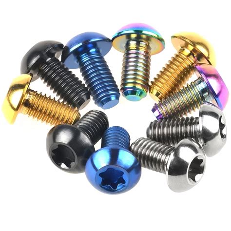 Titanium Torx Button Head Screws丨license Plate Screws
