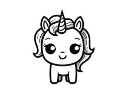 Emoji Inspired Unicorn Coloring Coloring Page