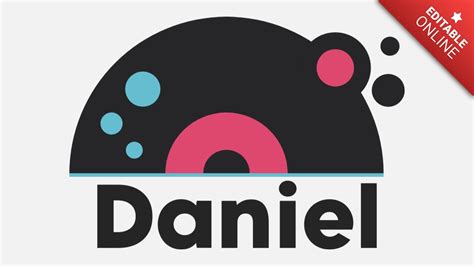 Daniel Logo For Dj Text Effect Generator