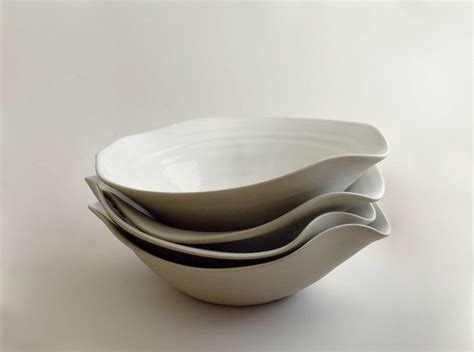 Lot De 4 Assiette En Céramique Artisanale Corolles Mirette