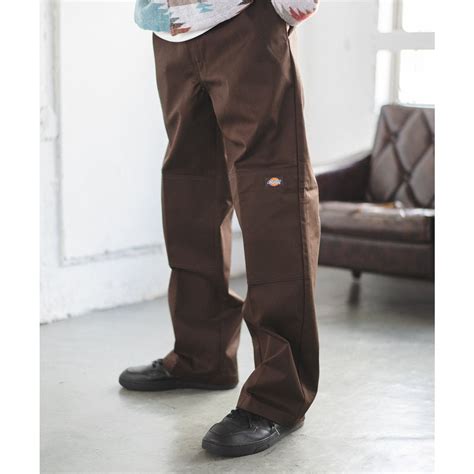 ディッキーズ Dickies Dickiesダブルニーパンツ （brown） ファッション通販 D Fashion