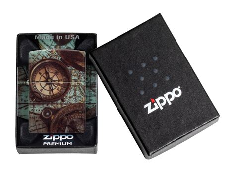 Zippo Compass Design Lighter Whitby And Co Uk Ltd