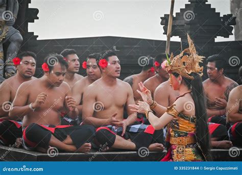 Balinese Actors During A Dance Barong Editorial Image Cartoondealer