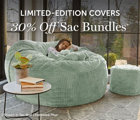 Lovesac Limited Edition Covers Bundles Of Comfort 30 Off Milled