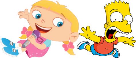 Annie And Bart Are Singing And Falling 2 By Akra3895 On Deviantart