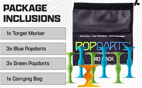 Popdarts Pro Pack Blue And Green Indoor Outdoor