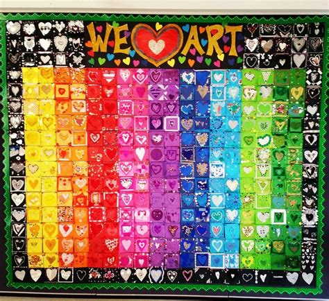 Collaborative Collage Every Student From Year 1 6 Hearts Collage