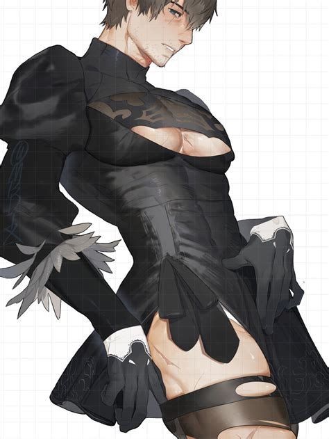 Mbdtz 2b Nierautomata Adventurer Ff14 Warrior Of Light Ff14