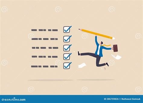 Productive Complete Task Get Work Done Accomplish Work Or Finish Checklist Project Management