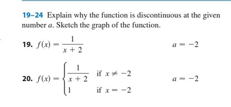 Calculus Question 20 What Does A Mean Here And The Function Is