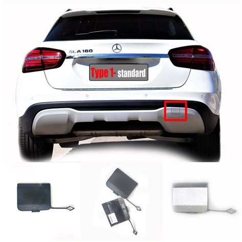 Trimla Type1 Rear Tow Cover Fit 17 20 Mercedes Benz Gla X156 For Gla180