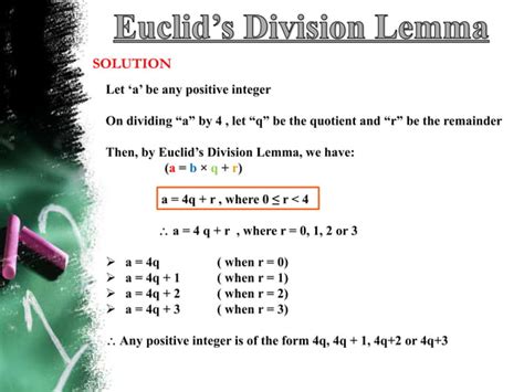 Euclid S Division Algorithm PPTX