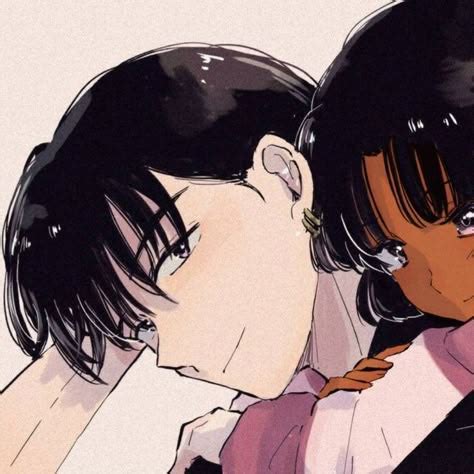 48 Cute White And Black Couple Matching Pfp Ideas Cute Anime Couples