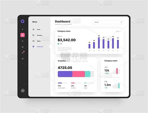 线框的屏幕。仪表盘ui和ux套件设计。