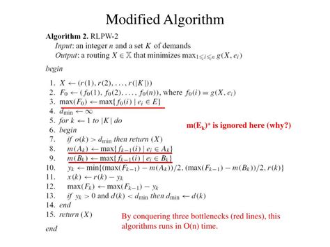 Ppt Linear Time Algorithms For The Ring Loading Problem With Demand