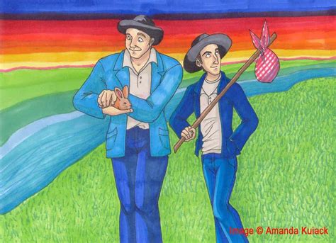 George And Lennie Living The Dream Of Mice And Men Cartoon Drawings