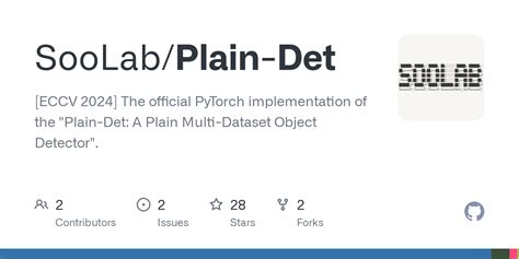 Github Soolabplain Det Eccv 2024 The Official Pytorch
