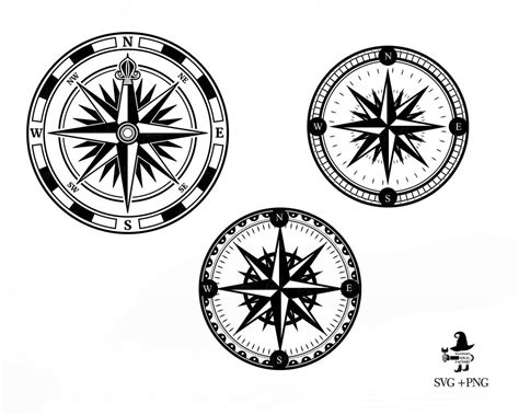 Compass Svg Nautical Compass Svg Compass Clipart Compass Tattoo Adventure Compass Compass
