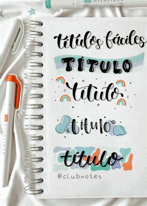 Ideias De Títulos Aesthetich 🖇💆‍♀️ Idéias De Título Lettering