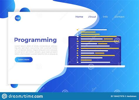 Coding Software Development Programming Program Code On Screen Big