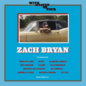 Zach Bryan Announces “with Heaven On Tour” —2026 U S And European Dates