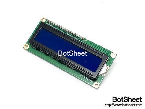 Lcd液晶顯示屏 1602a I2c介面 Botsheet