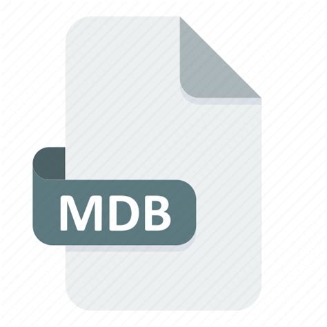 extension format mdb file document icon download on iconfinder
