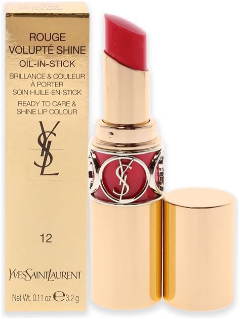Ysl Rouge Volupte Shine Oilinstick Lipstick 12 Corail Yves Saint