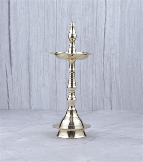 Antique Round Pooja Kerala Fancy Deepak For Home Size Set Of 3 At Rs