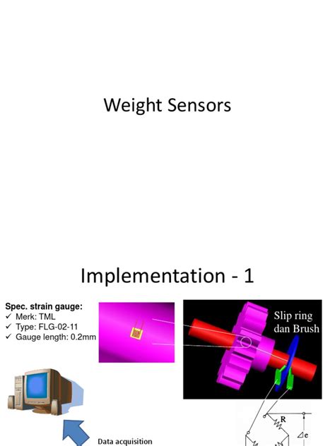 Weight Sensor 2 Eng Pdf Physical Sciences Electrical Engineering