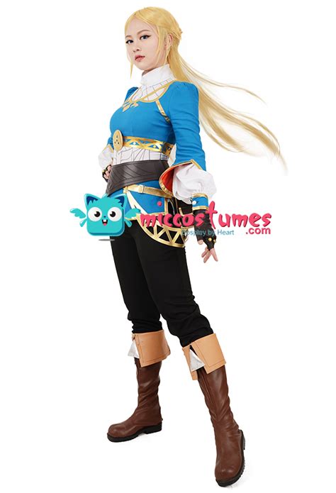 The Legend Of Zelda Breath Of The Wild Princess Zelda Cosplay Costume