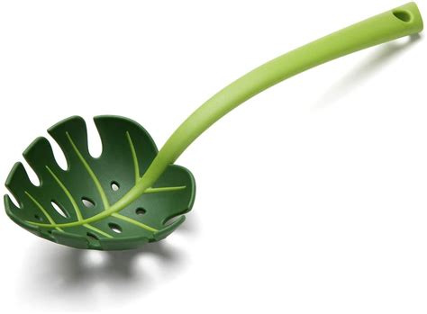 Jungle Spoon Mestolo Forato Foglia Verde By Ototo Cose Di Casa A Giaveno