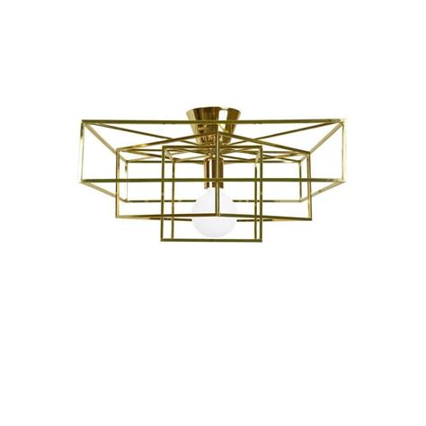 Cube Lampa Sufitowa Brass Globen Lighting Kup Online