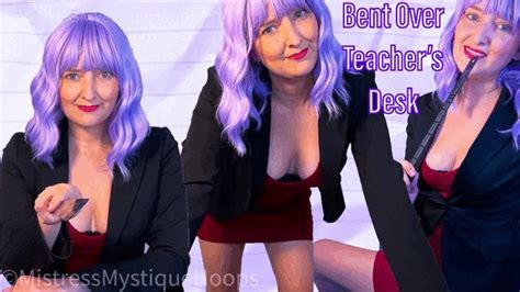 Bent Over Teachers Desk Wmv Femdom Fun With Mistress Mystique