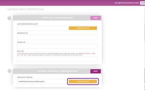 Step 2 Pushologies Portal Setup