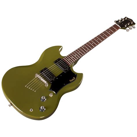 Guild Polara Phantom Green Guitare Double Cut