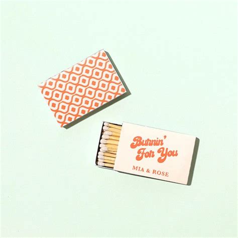 Burnin For You Matchbox Set Of 100 Matchbooks And Matches By