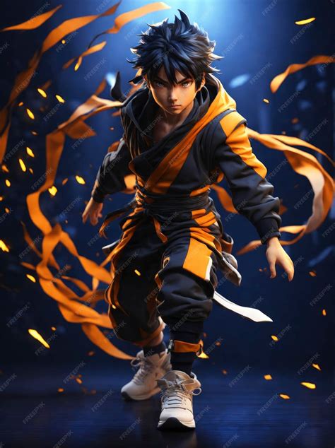 Premium Ai Image Anime Boy Wearing Ninja Clothing Premium Ai Image Anime Boy Wearing Ninja Clothing