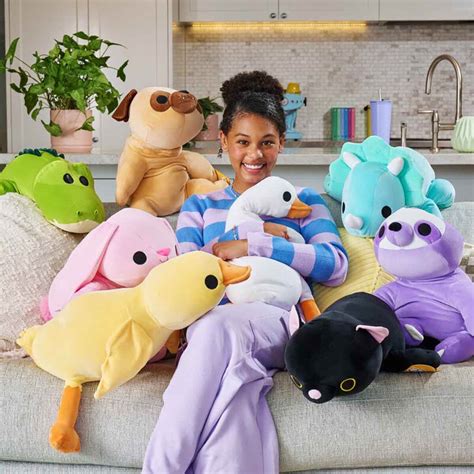 Hugalumps Ağırlaştırılmış Peluş Hug00000 Siyah Kedi Luna Toyzz Shop