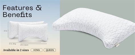 Coop Home Goods Original Crescent Adjustable Pillow King