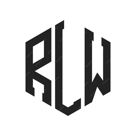 Premium Vector Rlw Logo Design Initial Letter Rlw Monogram Logo Using