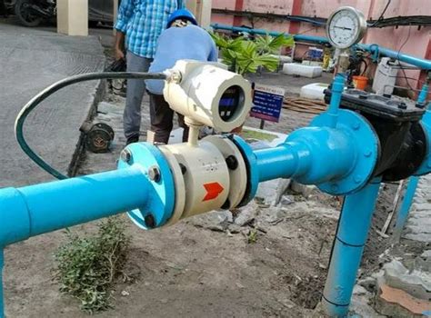 Mild Steel Accumax Efm S0 Ptfe Electromagnetic Water Flow Meter At Rs