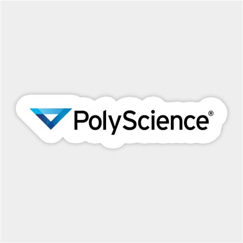 Polyscience Logo Company Logo Sticker Teepublic