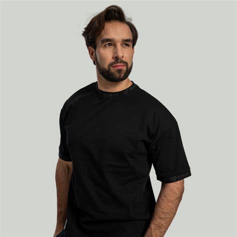 Tricou Oversized Heavy Black Strix Gymbeamro