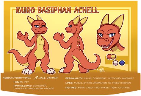 Commission Kairo Kobold Reference Sheet By Kavalliernc On Deviantart