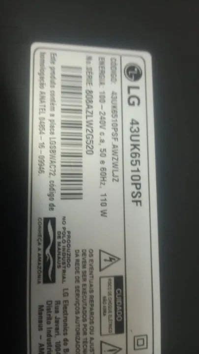Tv Lg Smart 43 Polegadas Com A Tela Quebrada Tvs Providência Belo Horizonte 1380323058 Olx
