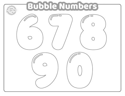 Free Printable Number Bubble Letters Bubble Number 13 Artofit